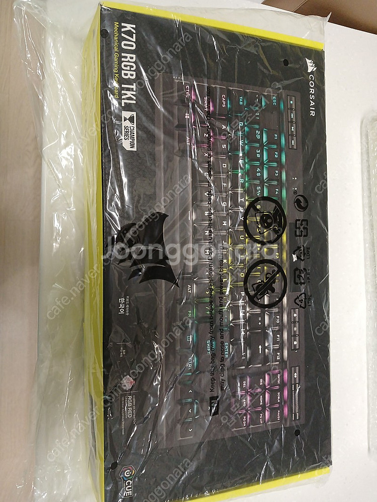 커세어 K70 Rgb Tkl 적축 키보드 키보드마우스스피커 중고나라