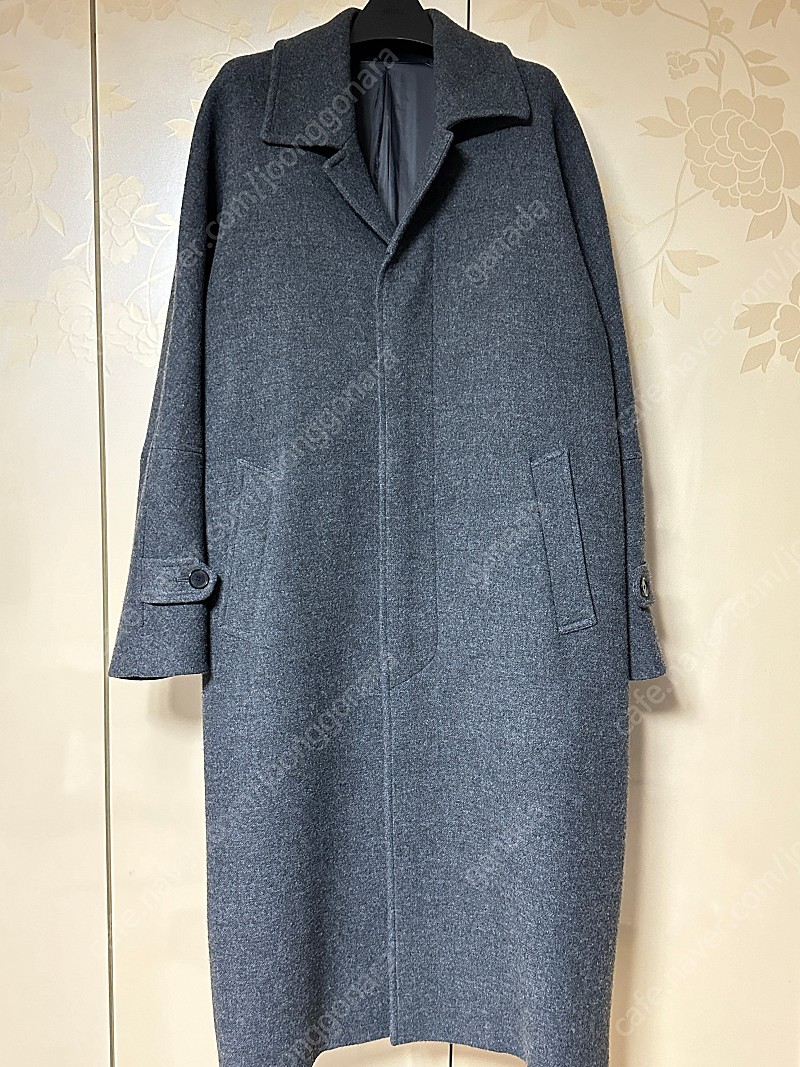 [48] 마마가리 21fw 오버사이즈 서틴 코트 그레이 | 남성의류 | 중고나라