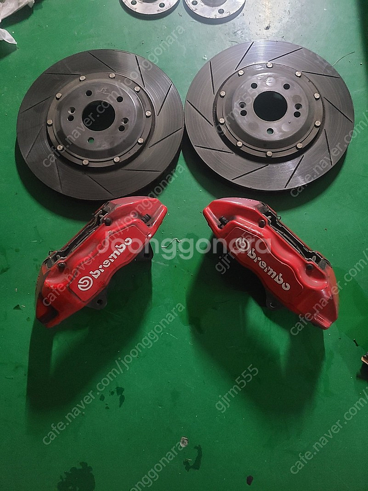 [브레이크] 만도4P + J5 355mm 디스크로터 팝... | 기타 부품/용품 | 중고나라