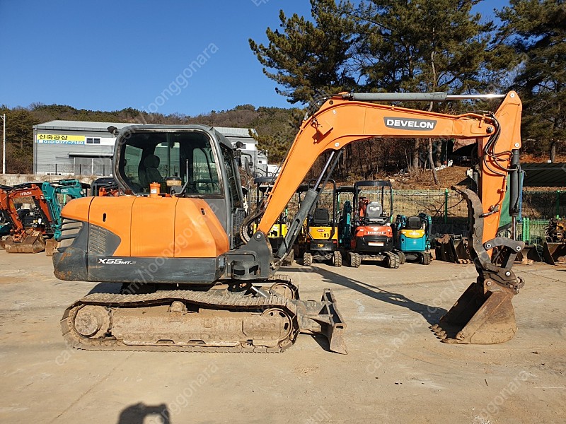 중고굴삭기 두산 02 DX55MT 코끼리집게 2016년... | 농기계/농업용공구 | 중고나라