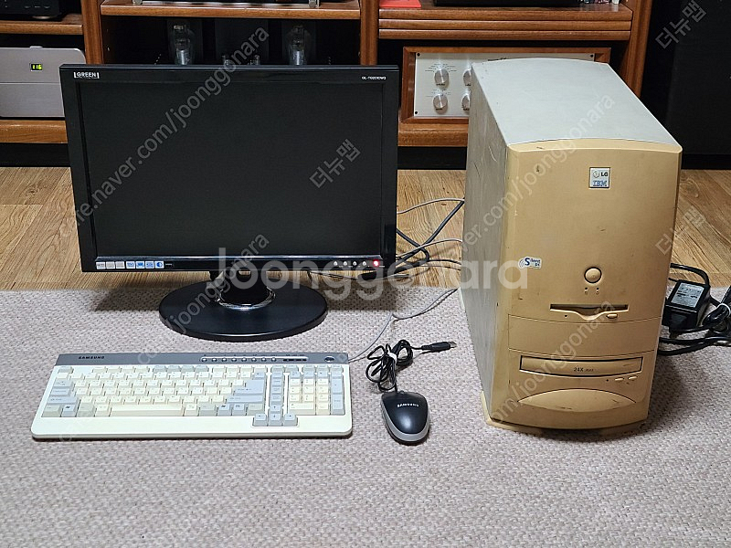 고전 레트로 1997년산 LG IBM 팬티엄 F55 데... | 데스크탑/본체 | 중고나라