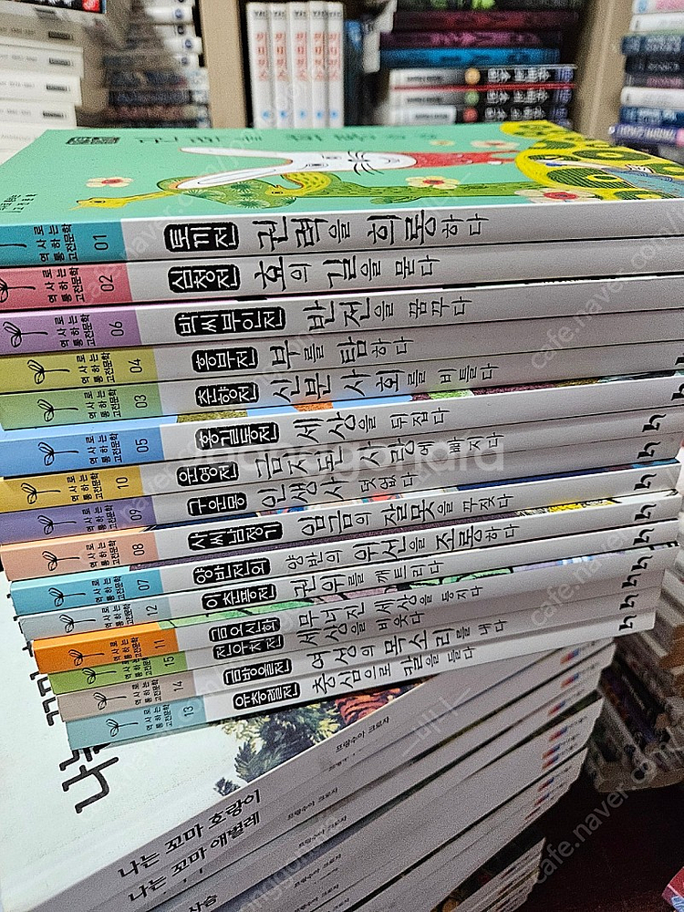 역사로 통하는 고전문학 총15권 A급 중고나라 카페에서 운영하는 공식 사이트