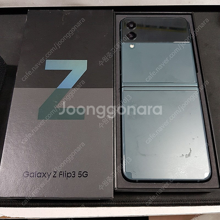 갤럭시Z플립3 F711 자급제 그린 256GB 34만 ... | 스마트폰 | 중고나라