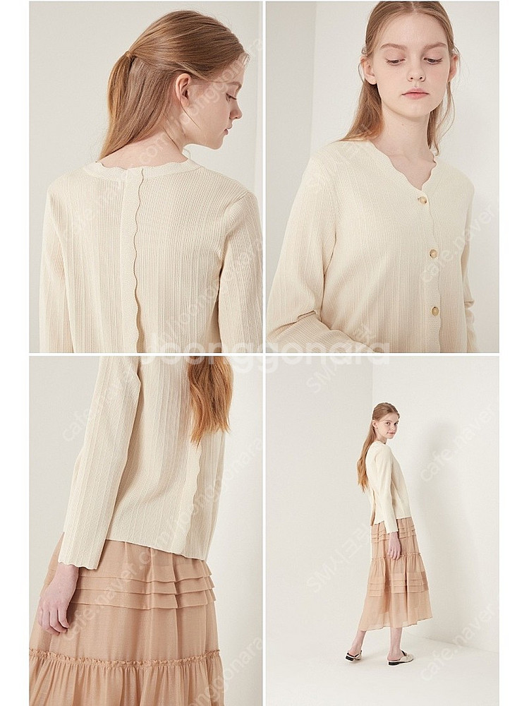 한섬 SJSJ 스캘럽 라인 니트 가디건/90/F | 중고나라 카페에서 운영하는 공식 사이트