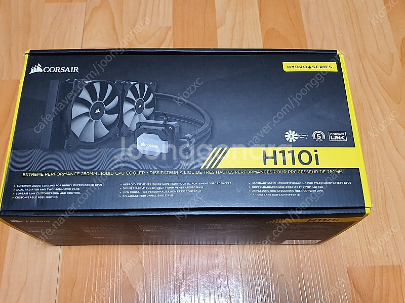 [CPU쿨러] 커세어 수냉쿨러 H110i 팝니다. | 중고나라 카페에서 운영하는 공식 사이트