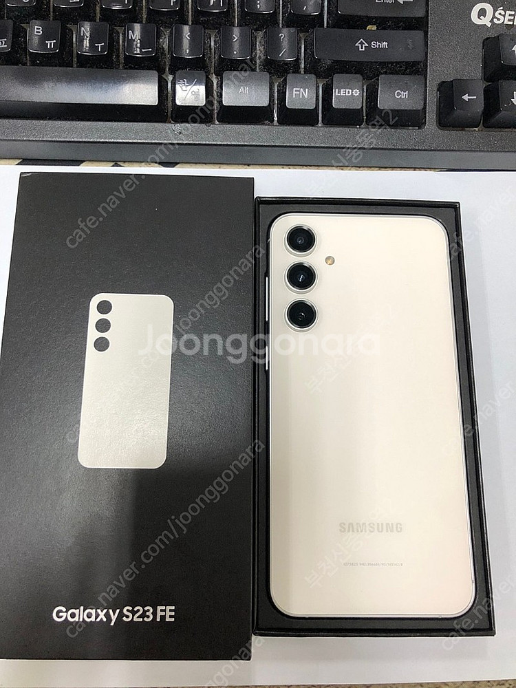 189319 새제품급 KT 갤럭시S23FE 크림 특SS... | 중고나라 카페에서 운영하는 공식 사이트