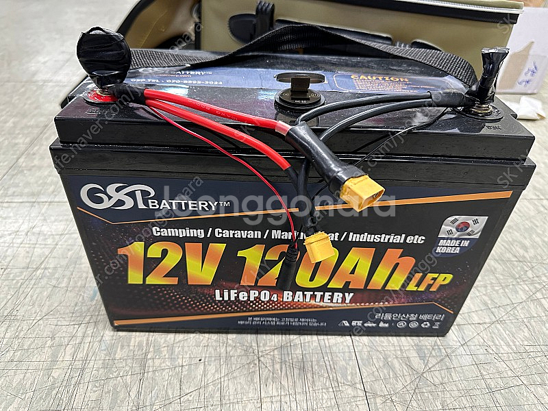 GSP 리튬인산철 배터리 12V 120A | 중고나라 카페에서 운영하는 공식 사이트