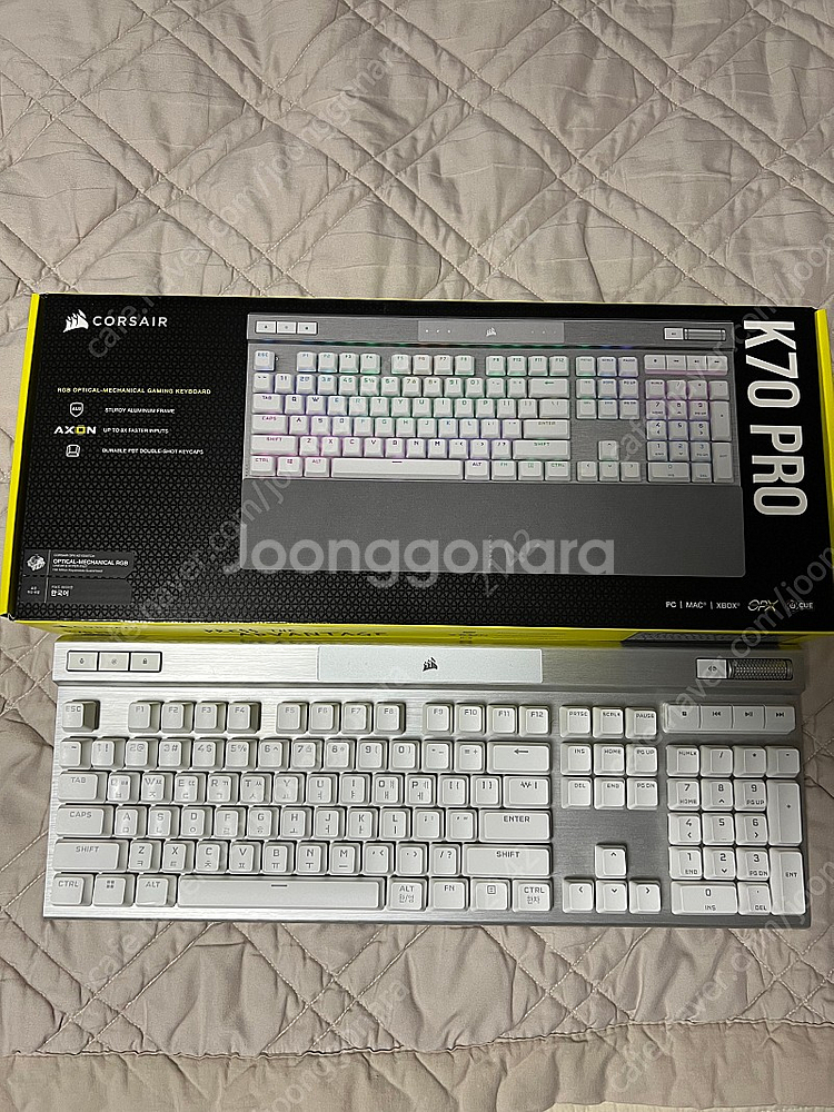 커세어 K70 RGB PRO OPX 화이트 판매합니다 | 중고나라 카페에서 운영하는 공식 사이트