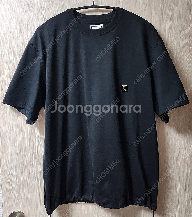 [우영미][50] 22fw 코튼 스트링 블랙 반팔 티셔... | 중고나라 카페에서 운영하는 공식 사이트