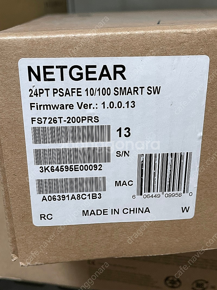 FS726T 넷기어 스위칭허브 (세제품) | 중고나라 카페에서 운영하는 공식 사이트