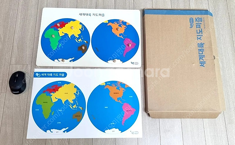 한국몬테소리 빅몬테소리 지구대륙퍼즐 (원목) 반값택포 ... | 중고나라 카페에서 운영하는 공식 사이트
