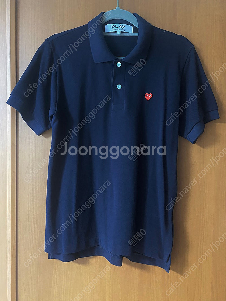 꼼데가르송 카라 반팔티 네이비l 중고나라 카페에서 운영하는 공식 사이트