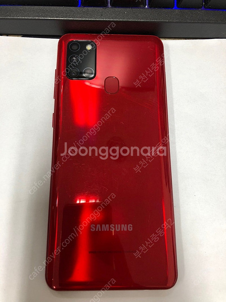191993 SK 갤럭시A21S 레드 외관깨끗 32GB... | 중고나라 카페에서 운영하는 공식 사이트