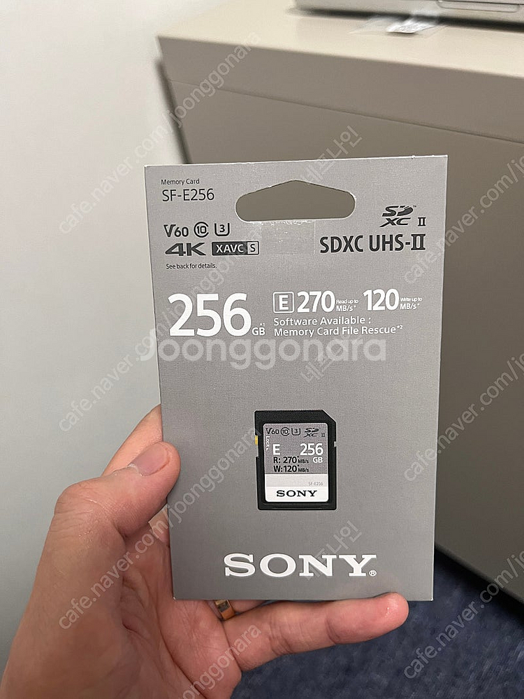 소니 sf-e256 미개봉 메모리카드 | 중고나라 카페에서 운영하는 공식 사이트