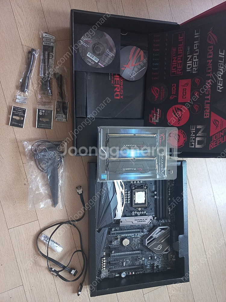 ASUS MAXIMUS X HERO + I7 8700K... | 중고나라 카페에서 운영하는 공식 사이트