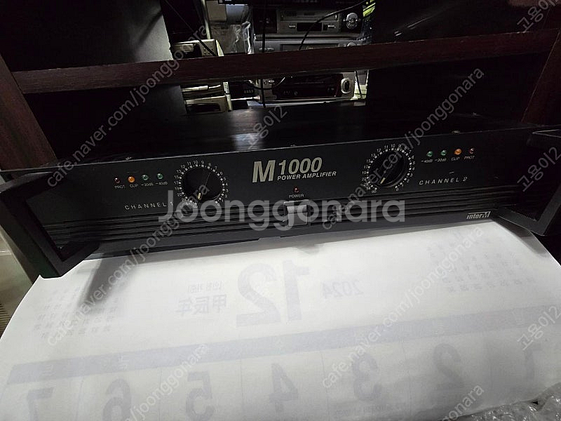 (INTER-M)인터엠 M1000 1000와트 파워앰프 | 중고나라 카페에서 운영하는 공식 사이트