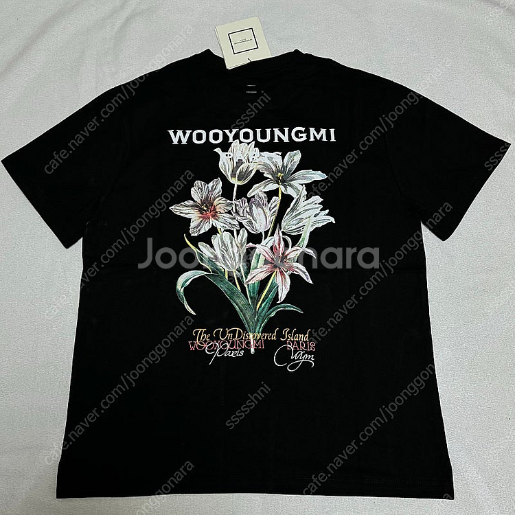 WYM 우영미 반팔 블랙 백로고 플라워 44 46 | 중고나라 카페에서 운영하는 공식 사이트