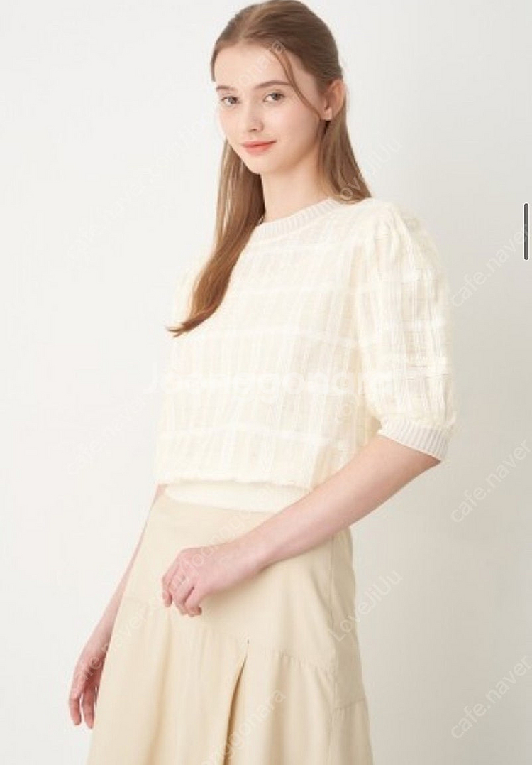 한섬 2022 sjsj 시어서커 투웨이 글리터링 탑 (... | 중고나라 카페에서 운영하는 공식 사이트