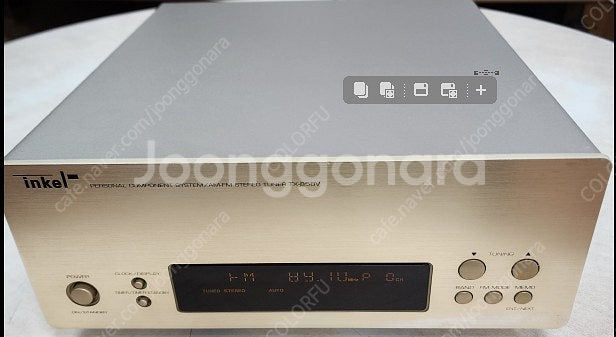 인켈미니튜너TX-858V입니다 | 중고나라 카페에서 운영하는 공식 사이트