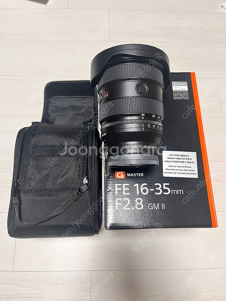 소니 FE16-35GM2 1635GM2 렌즈 | 중고나라 카페에서 운영하는 공식 사이트