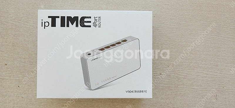 미개봉 새상품 ) ipTIME V504 4포트 유선 공... | 중고나라 카페에서 운영하는 공식 사이트