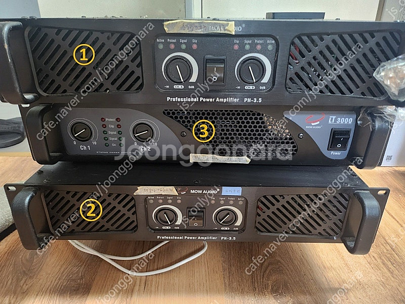 Mow Audio 앰프판매합니다(총3대). | 중고나라 카페에서 운영하는 공식 사이트