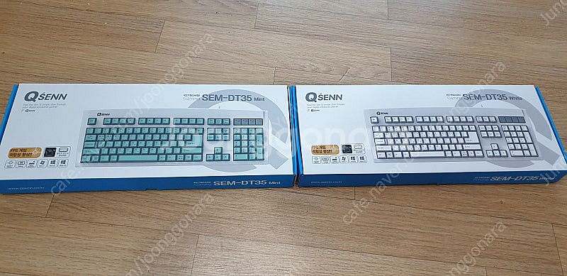 큐센 SEM DT-35 키보드 민트 화이트 2개 150... | 중고나라 카페에서 운영하는 공식 사이트