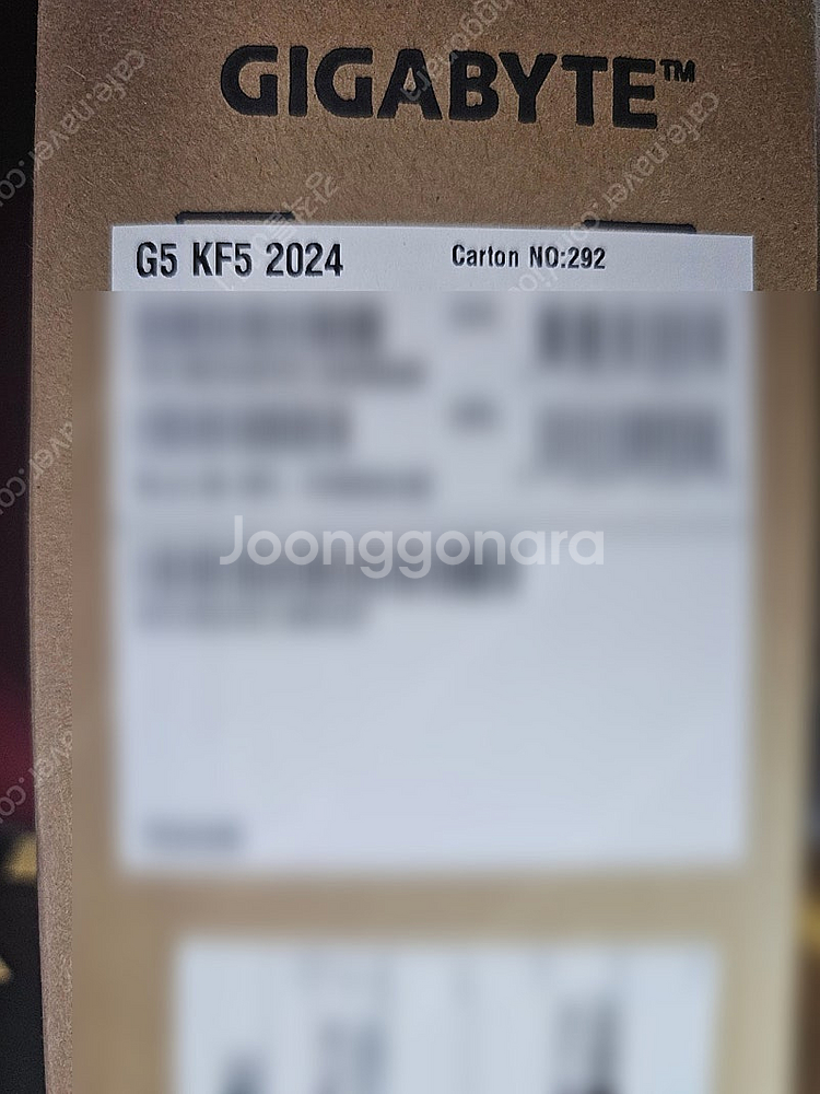 [미개봉 새제품] 기가바이트 2024 G5 KF5-H3... | 중고나라 카페에서 운영하는 공식 사이트