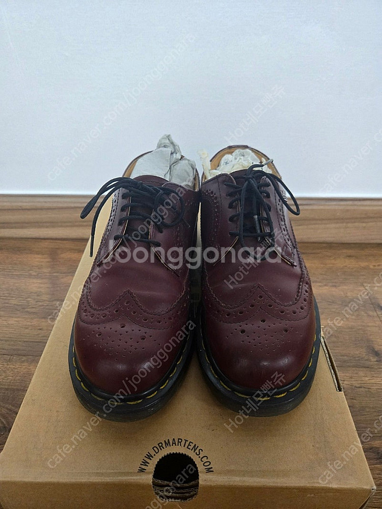 닥터마틴 3989 윙팁 uk5 240~45 체리레드 판... | 중고나라 카페에서 운영하는 공식 사이트