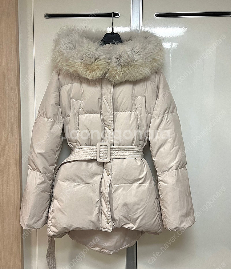 듀엘 DEWL 폭스퍼 후드 벨트 패딩 숏패딩 덕다운 오... | 중고나라 카페에서 운영하는 공식 사이트