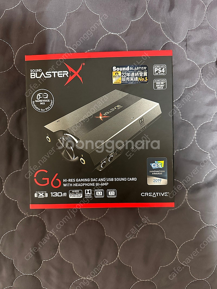 새상품급 사운드블라스터 G6 판매합니다 | 중고나라 카페에서 운영하는 공식 사이트