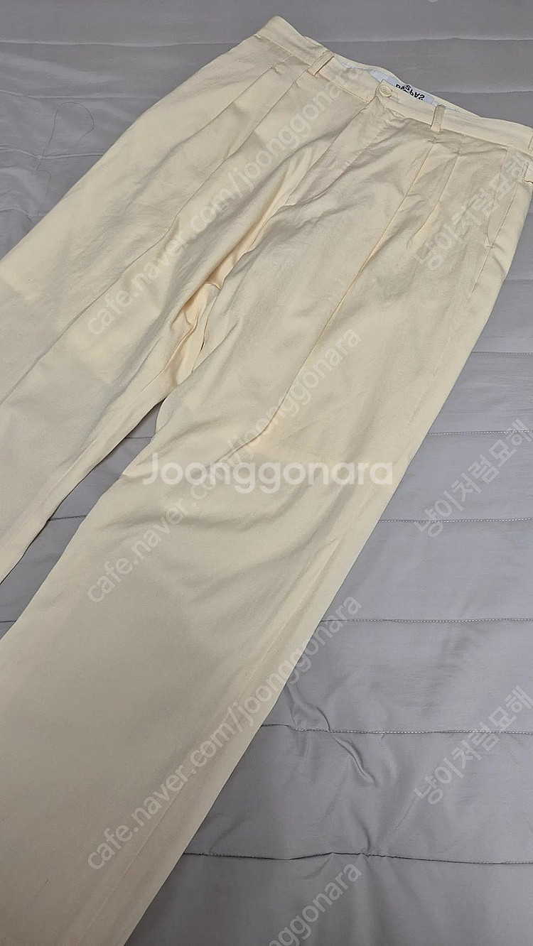 [L/크림]OURPAS 아워파스 PAS 001 와이드 ... | 중고나라 카페에서 운영하는 공식 사이트