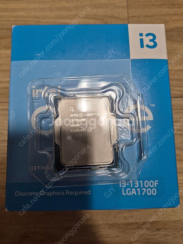 i3 13100f cpu 팝니다 | 중고나라 카페에서 운영하는 공식 사이트