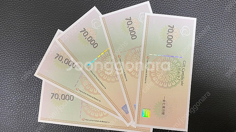 한화 호텔 And 리조트 상품권 5장 중고나라 카페에서 운영하는 공식 사이트