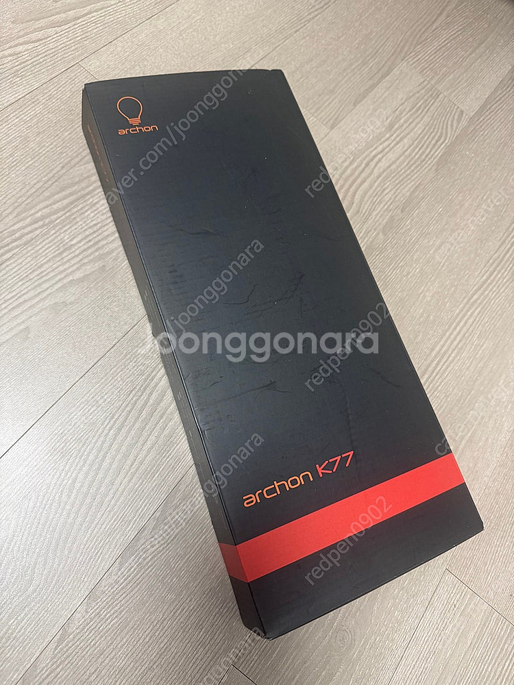 archon k77 (저소음 적축 블랙 영문키캡) 택포... | 중고나라 카페에서 운영하는 공식 사이트