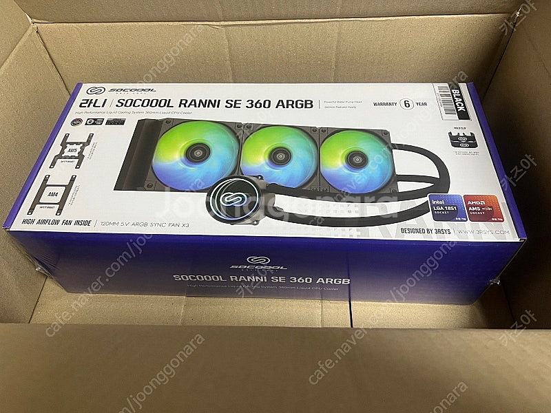 [미개봉] 3R RANNI SE 360 ARGB 블랙 | 중고나라 카페에서 운영하는 공식 사이트