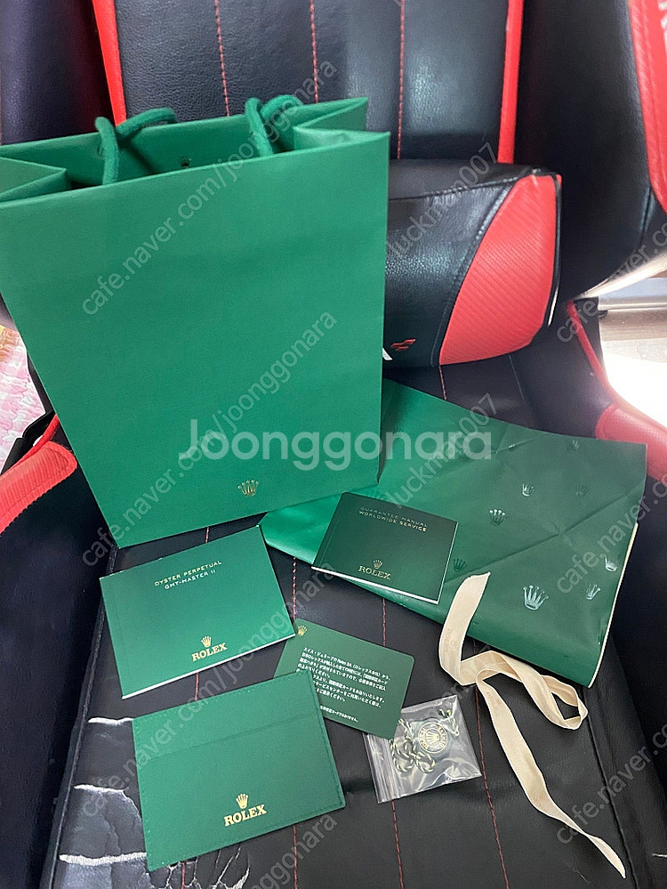(정품) 로렉스 gmt마스터 구성품 셋트 (쇼핑백, 포... | 중고나라 카페에서 운영하는 공식 사이트
