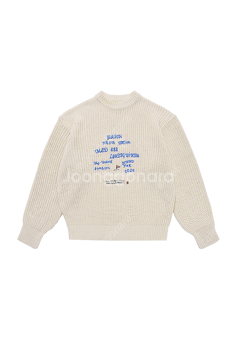 STU Embroidered Slogan Knit Cr... | 중고나라 카페에서 운영하는 공식 사이트
