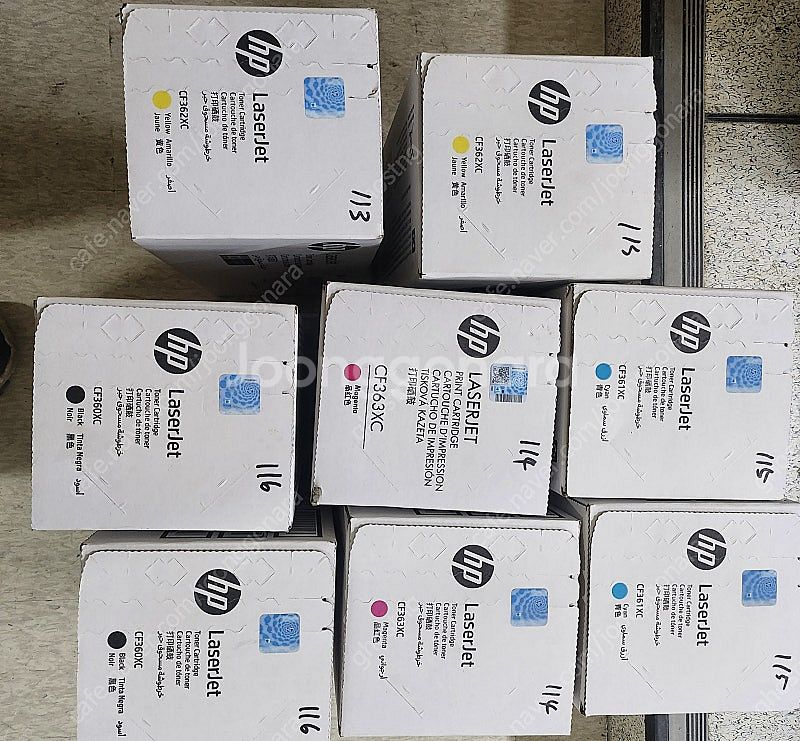 hp 정품 토너 cf363xc cf362xc cf361... | 중고나라 카페에서 운영하는 공식 사이트