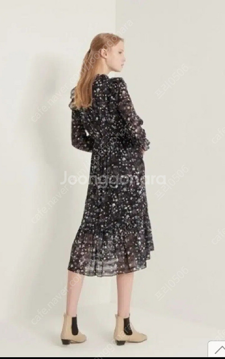 한섬 SJSJ 20ss 플리츠 러플 쉬폰 롱원피스 44... | 중고나라 카페에서 운영하는 공식 사이트