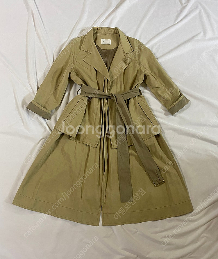 [55] michaa 미샤 트렌치 코트 라이트카키 | 중고나라 카페에서 운영하는 공식 사이트