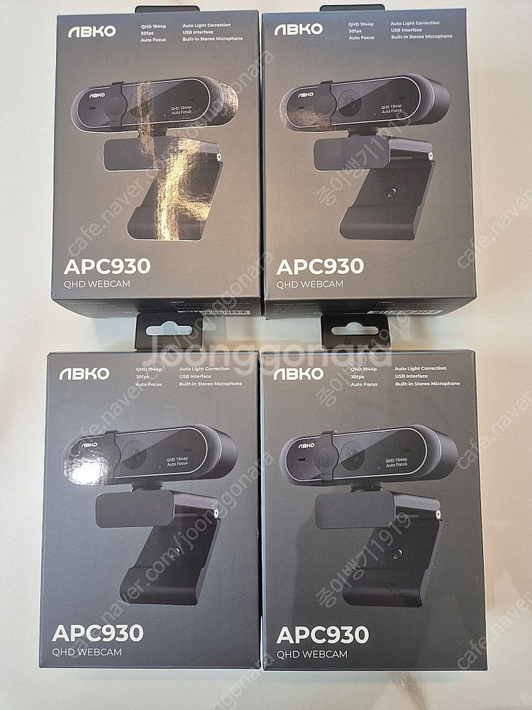 [미개봉] 앱코 웹캠 ABKO APC930 팝니다. | 중고나라 카페에서 운영하는 공식 사이트