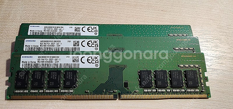 삼성DDR4 8GB 2666 2933 5개 개당 1.2 | 중고나라 카페에서 운영하는 공식 사이트
