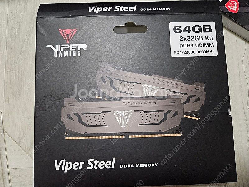 PATRIOT DDR4 3600 CL18 64GB | 중고나라 - 안심되는 중고거래