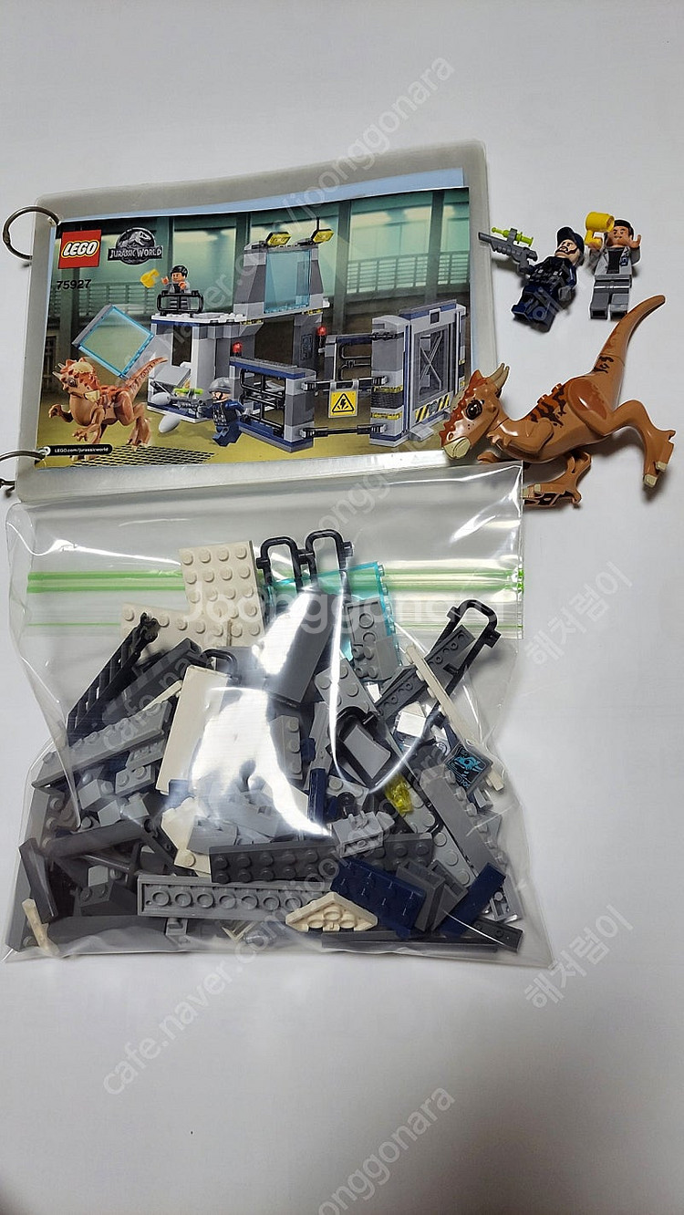 레고 75927 쥬라기월드 스티기몰로크 연구소탈출 | 중고나라 - 안심되는 중고거래