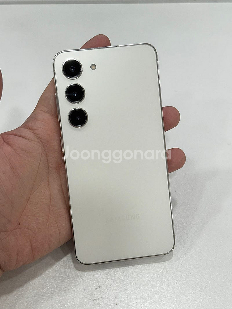 갤럭시S23 (G911) 크림 256GB S급 38만원... | 중고나라 - 안심되는 중고거래