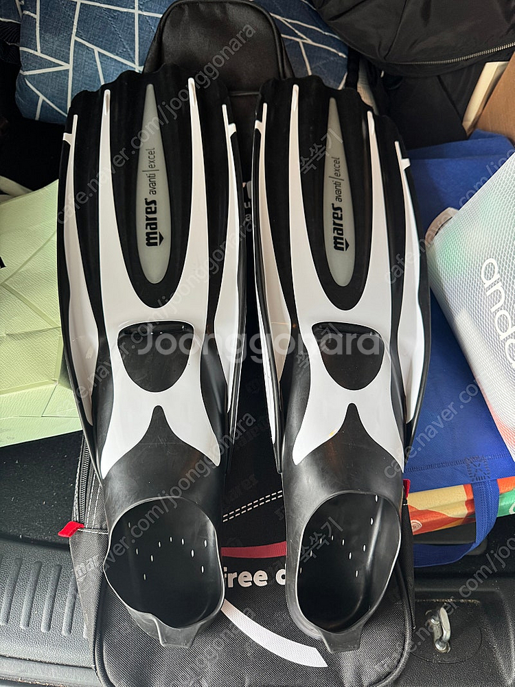 아반티 엑셀 오리발 화이트 36-37. (235-240... | 중고나라 - 안심되는 중고거래