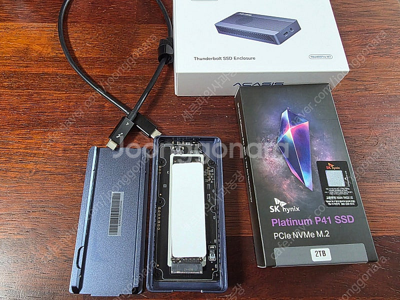 P41 2TB + 아카시스 TBU-405PRO 인클로저... | 중고나라 - 안심되는 중고거래