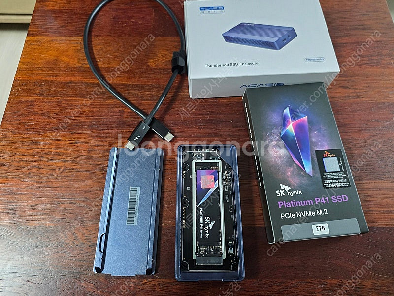 P41 2TB + 아카시스 TBU-405PRO 인클로저... | 중고나라 - 안심되는 중고거래