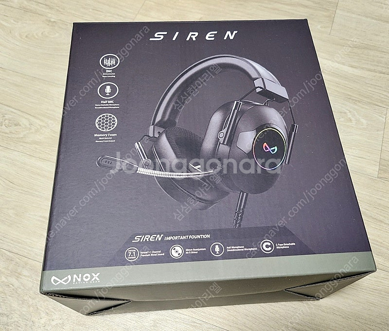 [헤드셋] NOX SIREN SR-1 헤드폰 판매합니다 | 중고나라 - 안심되는 중고거래